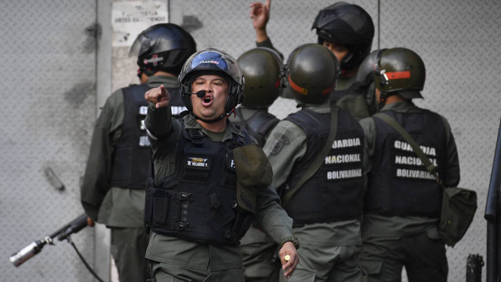 Venezuela Un Grupo De Militares De La Guardia Nacional Bolivariana De