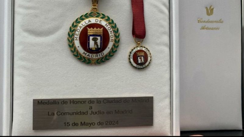 Medalla de Honor a la Comunidad Judía de Madrid