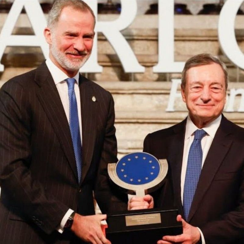 Europa abierta - Mario Draghi, premio Carlos V a un europeísta europeo