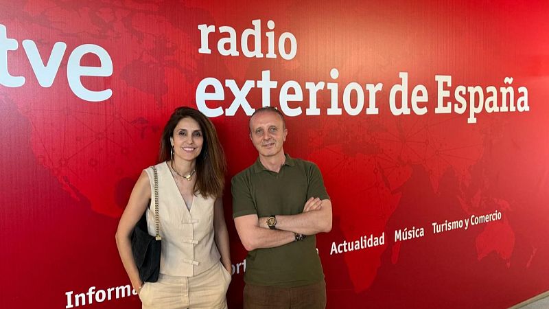 La cantante siria Linda al-Ahmad y el laudista Hames Bitar