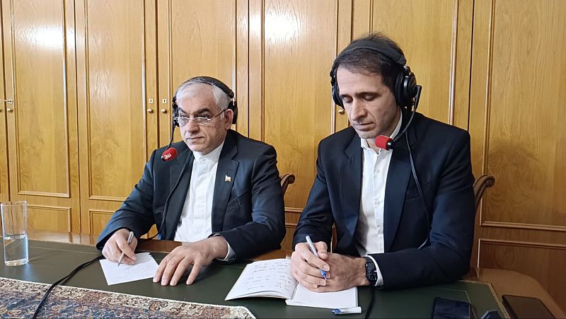 Zabib, embajador iraní: "La solución es que Israel ponga fin a la agresión"