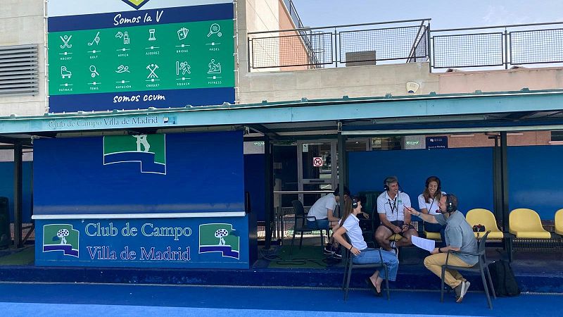 Hockey hierba: María López, Alejandra Torres-Quevedo y Pablo Usoz