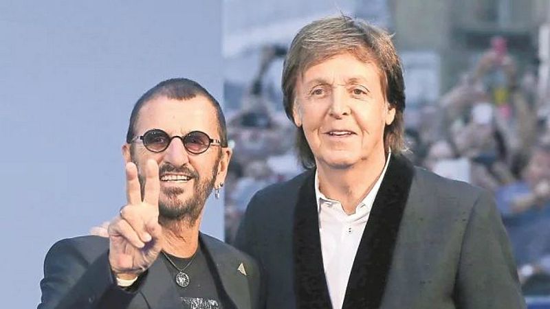 Ringo y Paul en "Grow old with me"