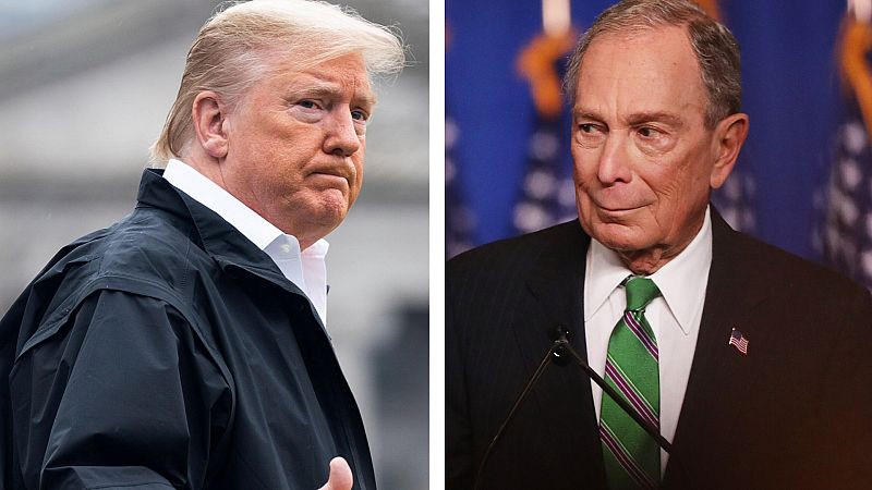 Trump y Bloomberg se enzarzan a través de Twitter