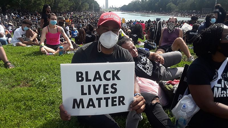 Marcha multitudinaria contra el racismo en Washington