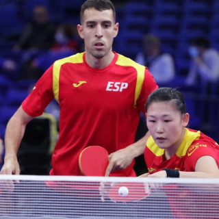 María Xiao y Álvaro Robles, éxito en tenis de mesa