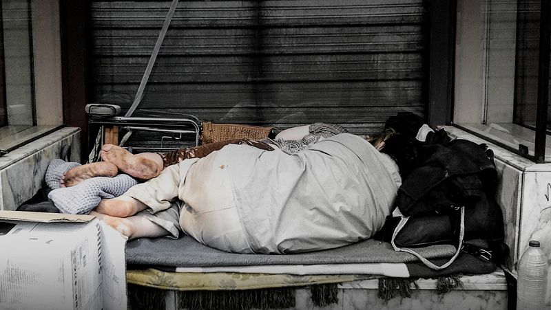 Crece el número de personas sin hogar en España