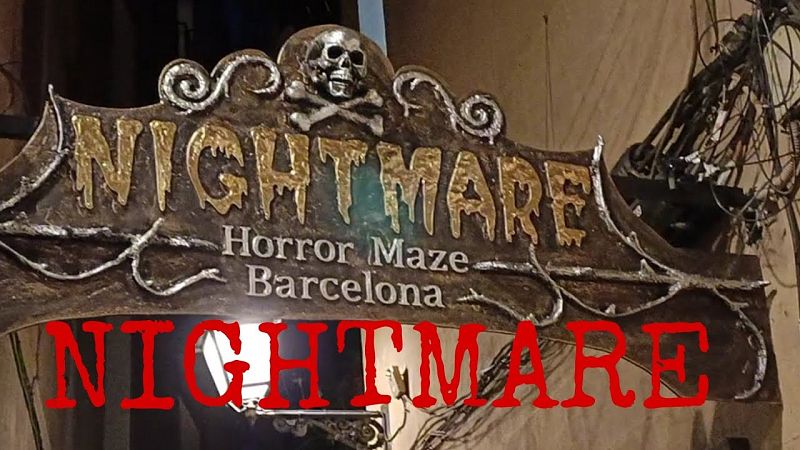 Entrem en directe al túnel del terror Nightmare Barcelona