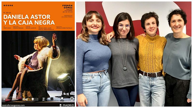 'Daniela Astor y la caja negra': Helena Lanza, Laura Santos, Miriam ...
