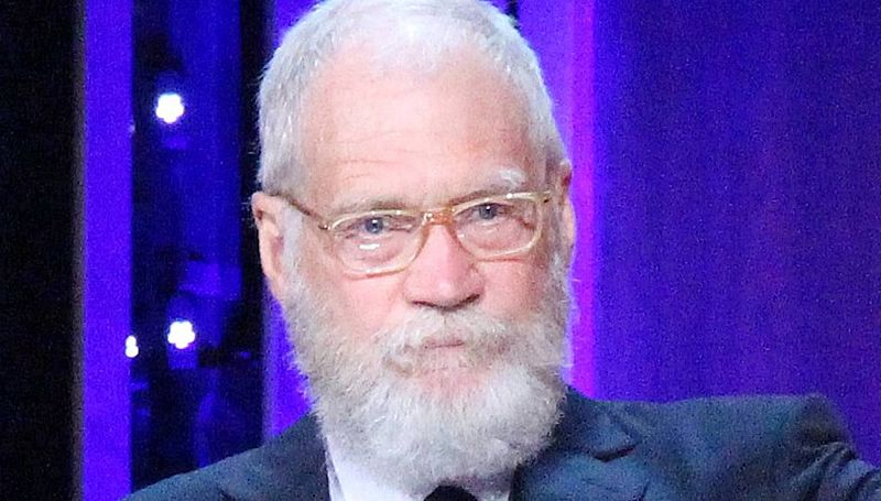 David Letterman, personaje del 1947, con Patricia Costa