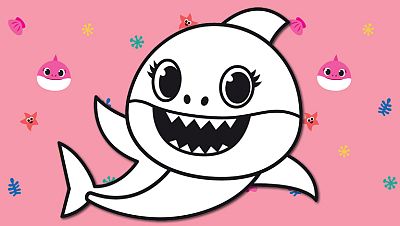 Colorea a Mamá Shark - Clan TV - RTVE.es