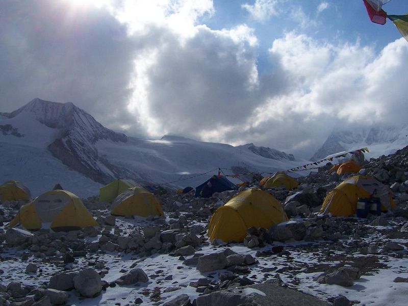 Expedición al Cho Oyu - Vida en el Campo Base | 7