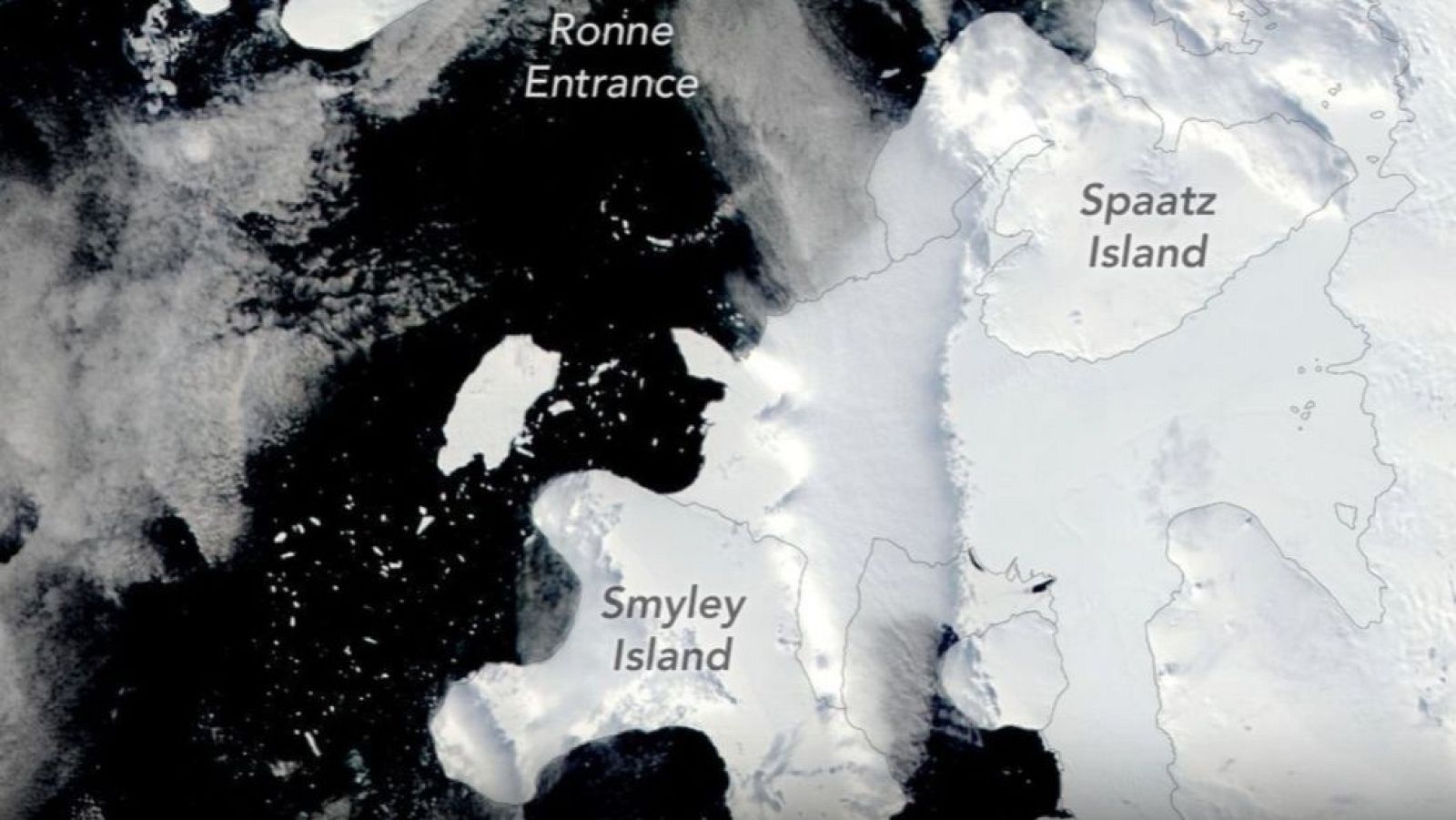 El nuevo iceberg A-84 se ha desplazado 250 km desde su origen