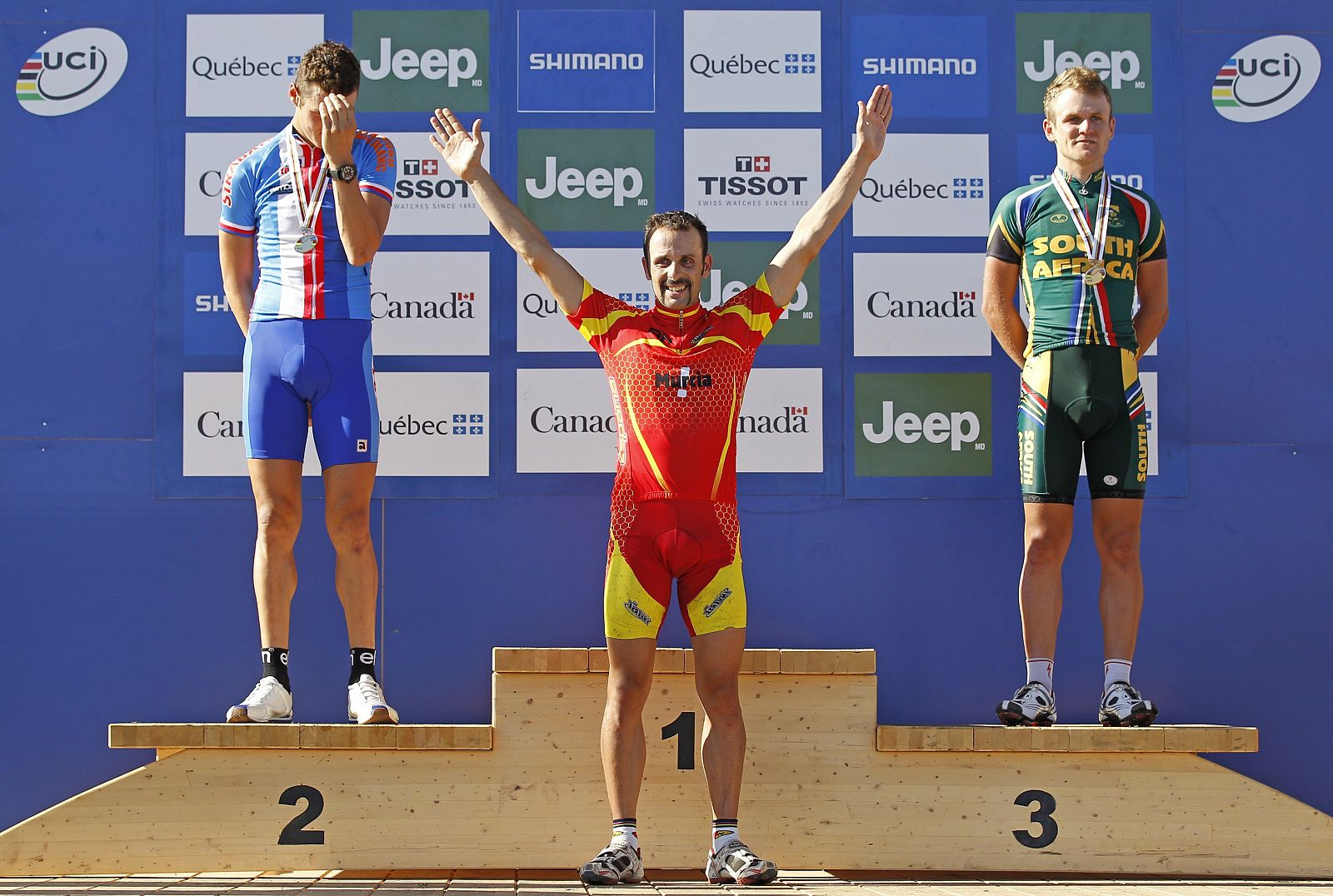 José Antonio Hermida, campeón del mundo de bicileta de montaña