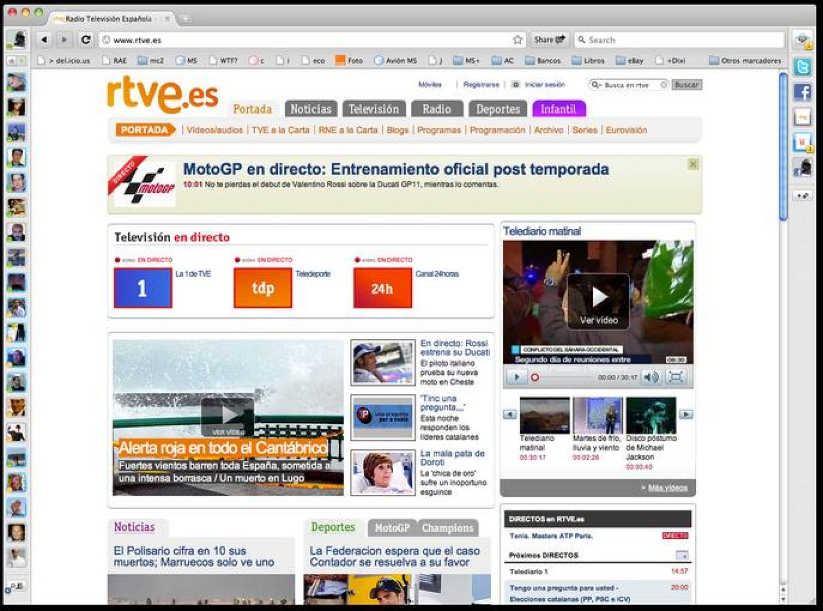 Probamos el nuevo RockMelt, un nuevo navegador | RTVE.es