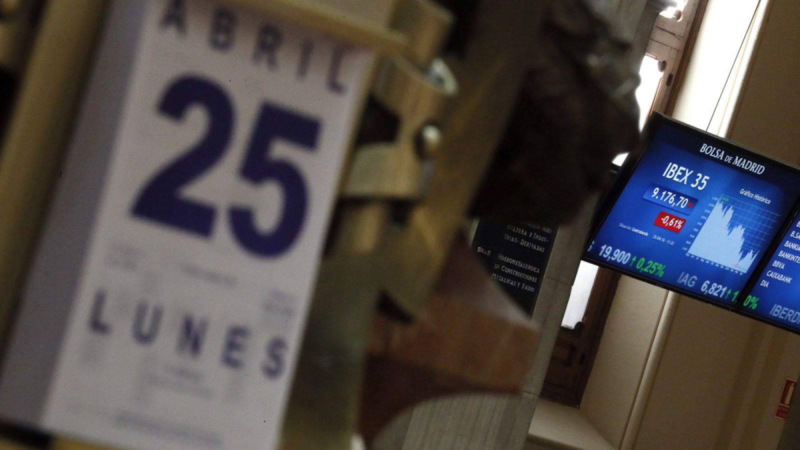 El IBEX 35 baja un 1,01% por la recogida de beneficios | RTVE.es