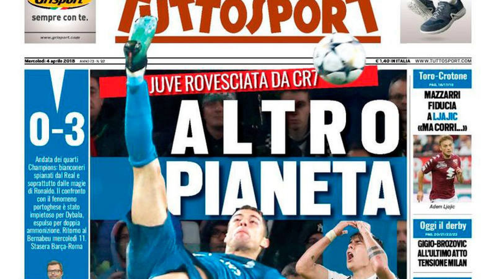 Fútbol | Champions | "Obra de arte" y "otro planeta", la prensa ...