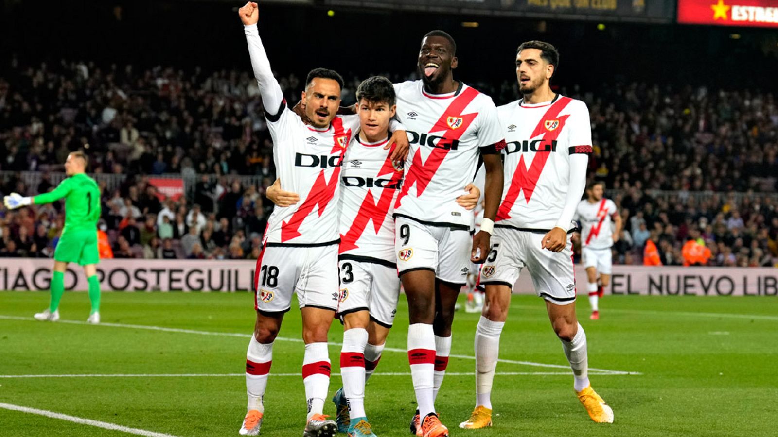 El Rayo gana al Barça en el Camp Nou