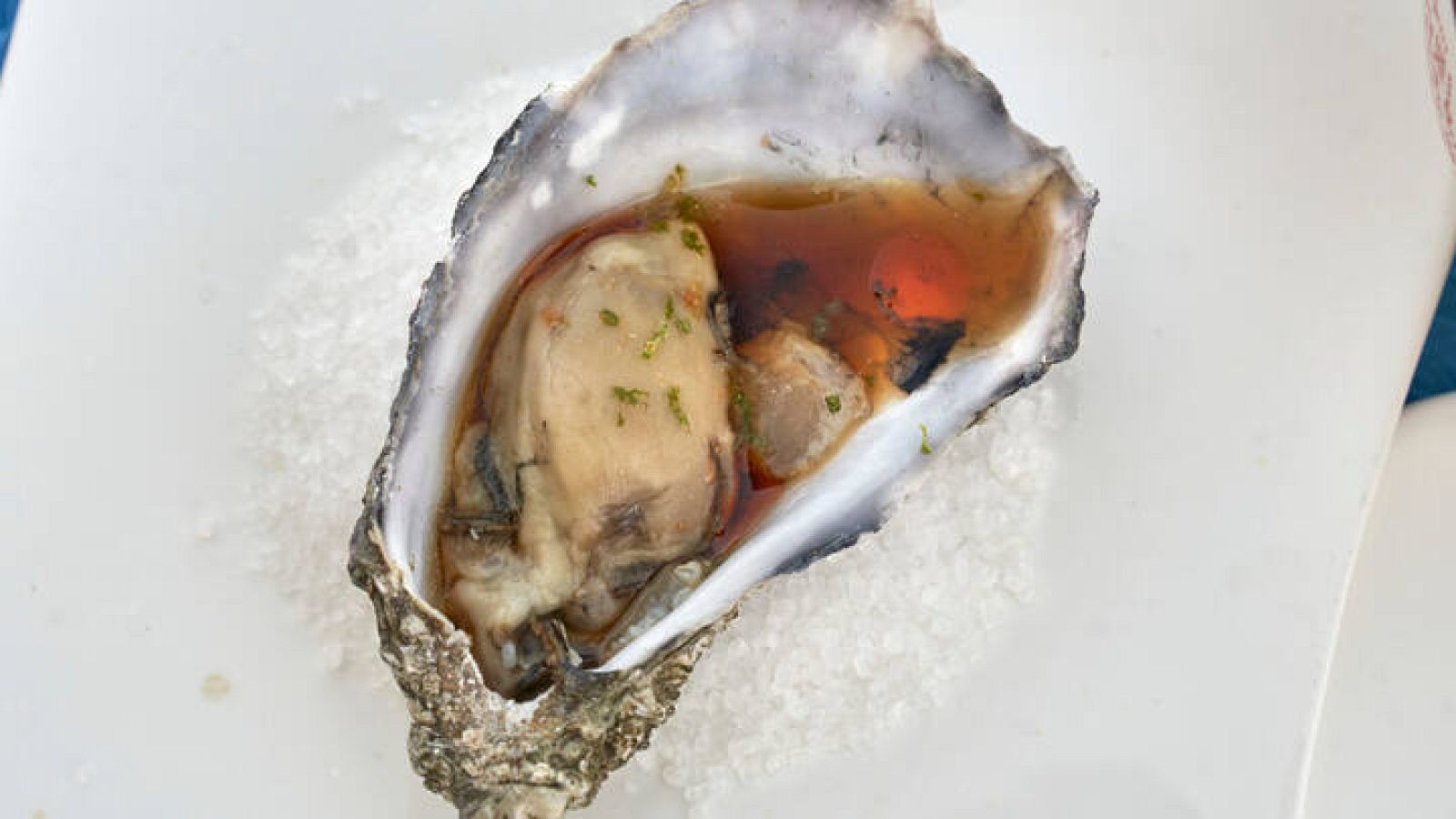 Receta de ostras con ponzu y chile