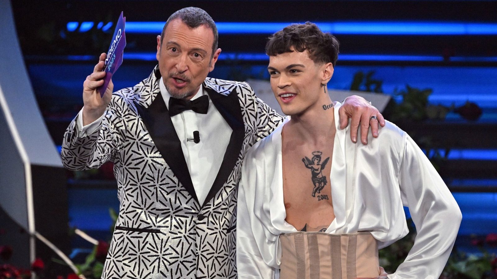 Blanco se disculpa tras perder los papeles en Sanremo