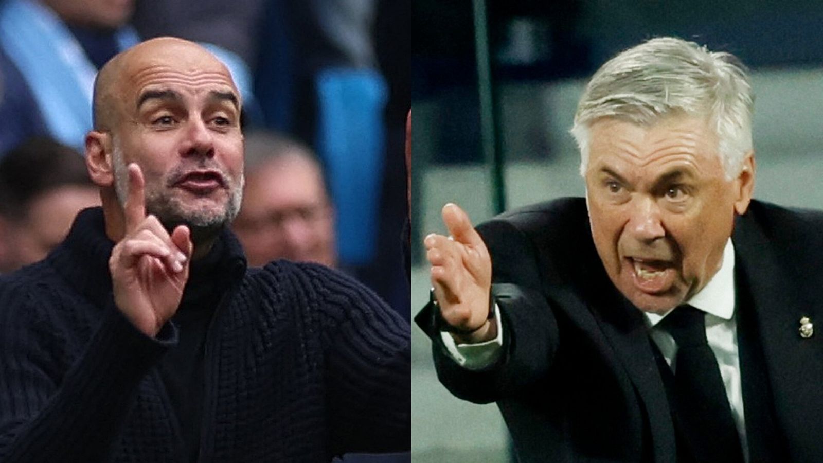 Guardiola vs Ancelotti, duelo entre los técnicos con más semifinales de ...