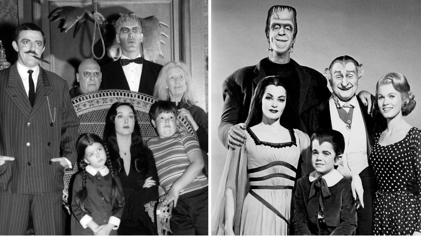 Los Addams y los Munsters, las familias más terroríficamente divertidas ...