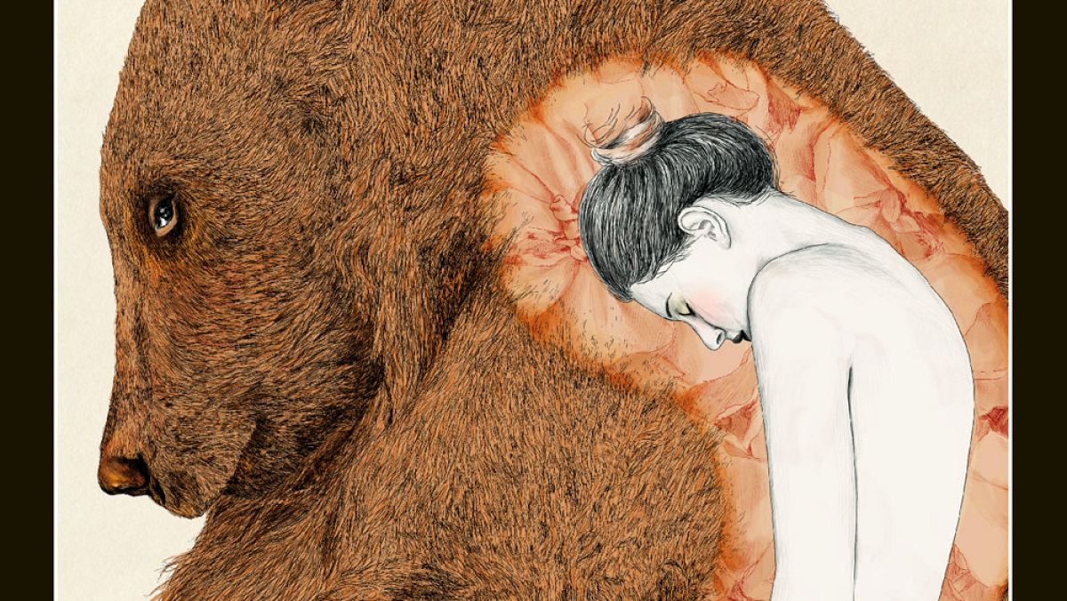 Dibujo Del Oso Espiritual Tipografía De Eslogan Vintage Mi Animal