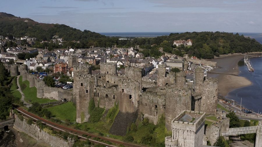 Conwy, un castillo encantado por monjes en Gales