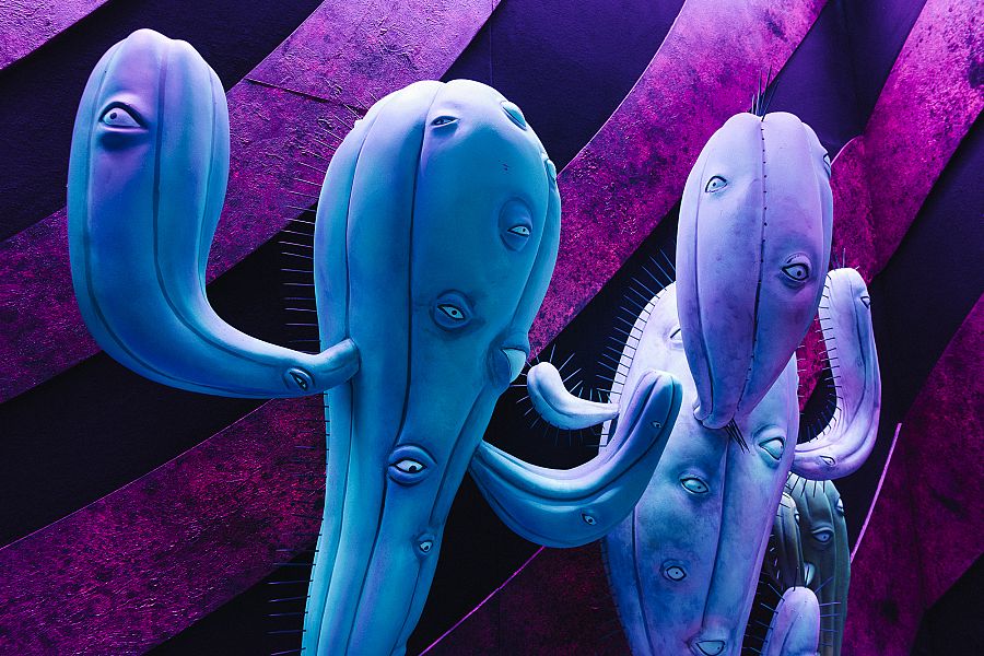 Tim Burton, en su laberíntica exposición: "Es como estar dentro de mi ...