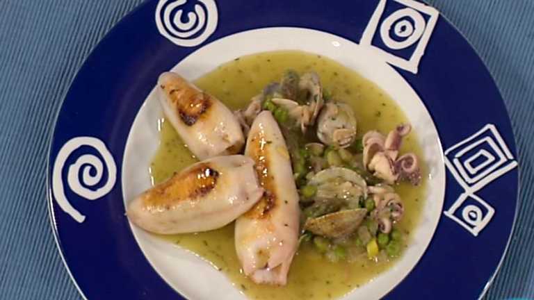 Receta de chipirones rellenos en salsa verde- RTVE.es