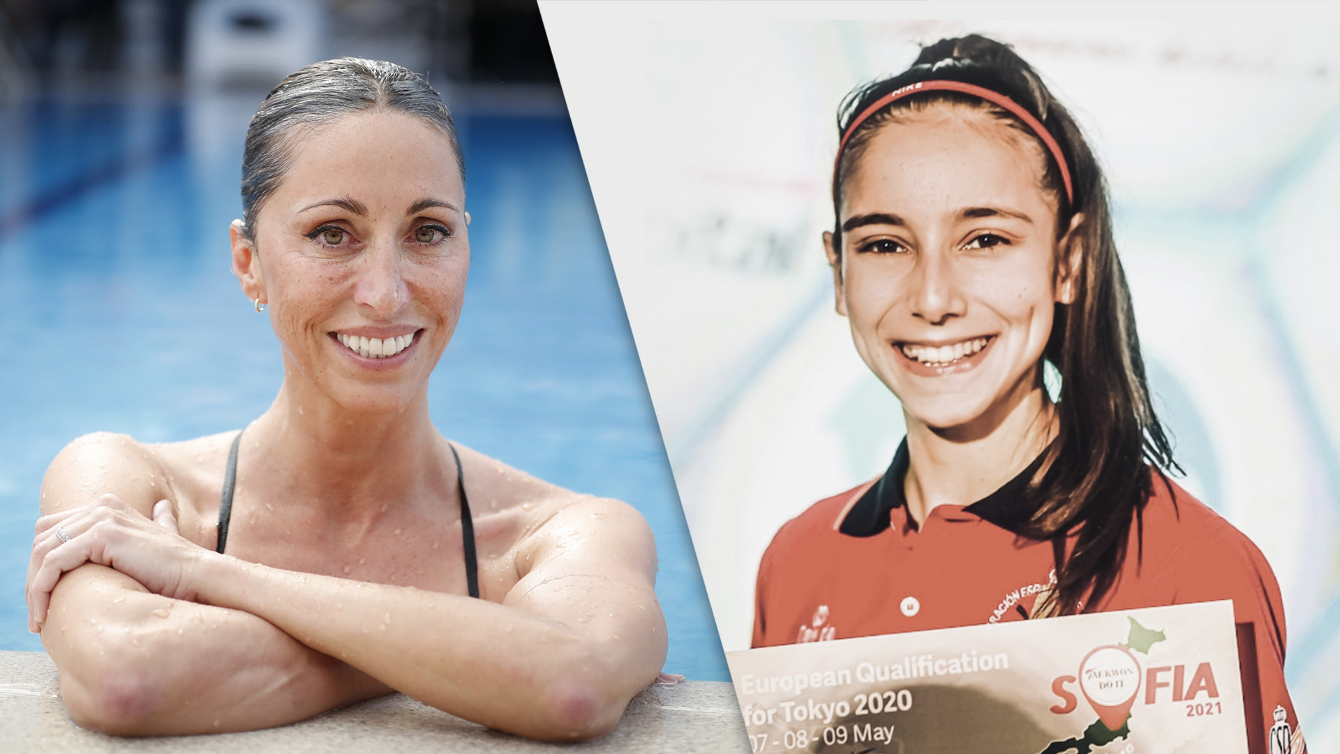 Gemma Mengual y Adriana Cerezo practican juntas taekwondo