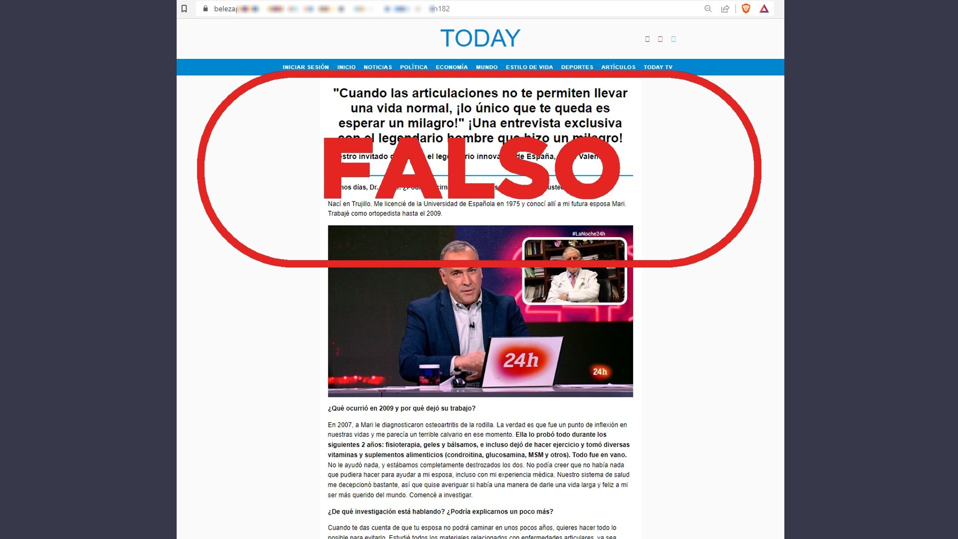 Valentín Fuster y Xabier Fortes no apoyan este falso remedio