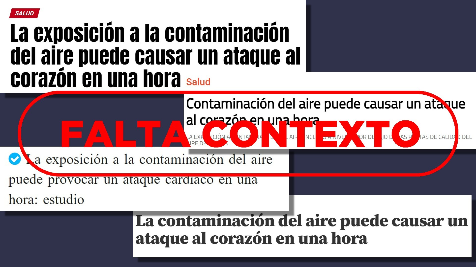 Analizamos la relación entre contaminación y ataques al corazón