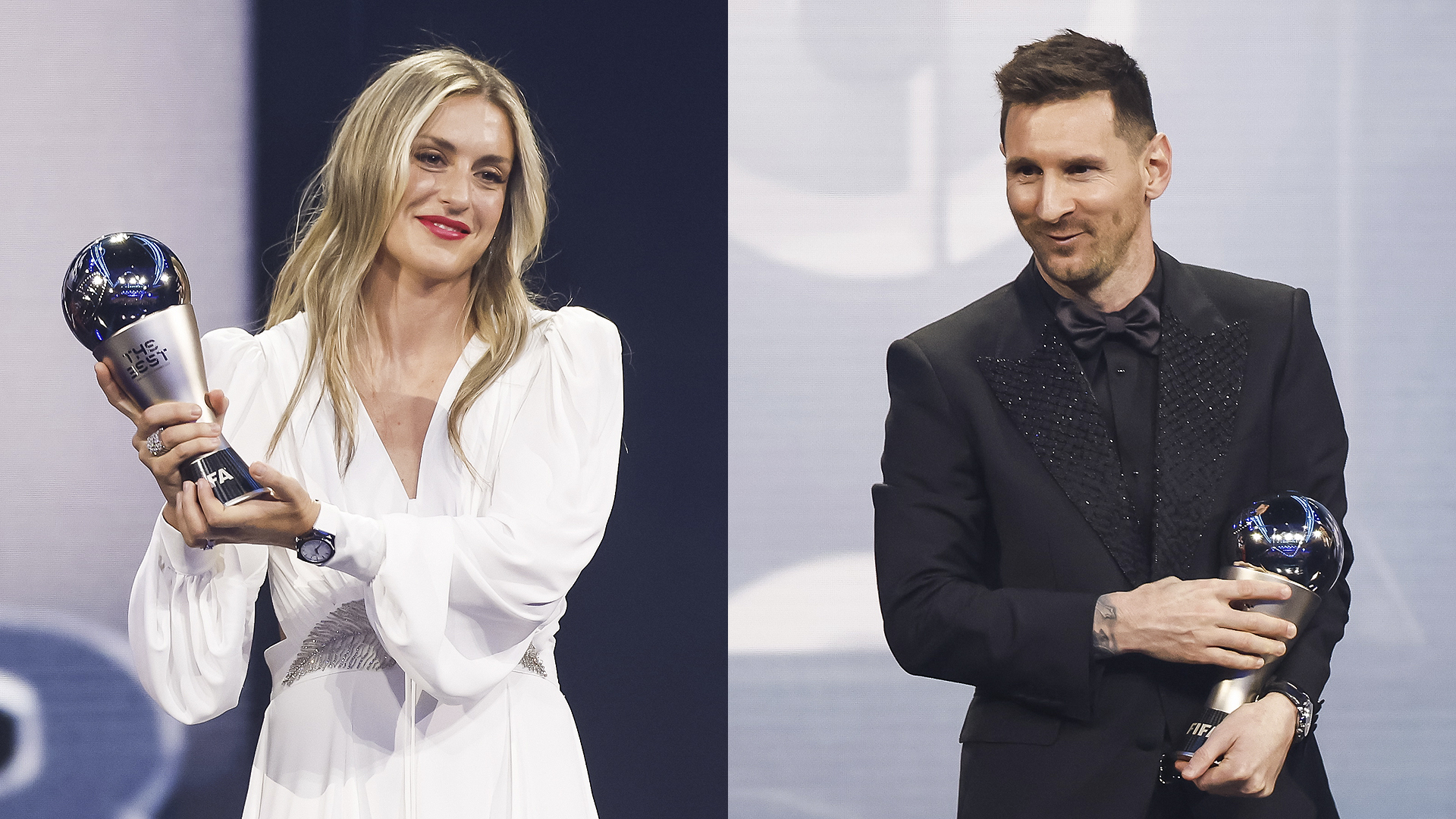 Alexia Putellas y Leo Messi, ganadores de los The Best 2023