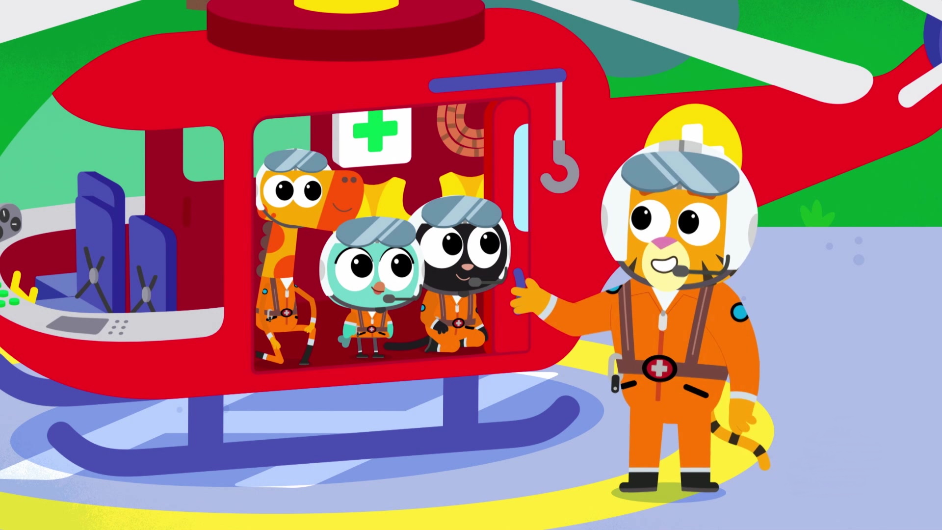 Milo the rescue pilot