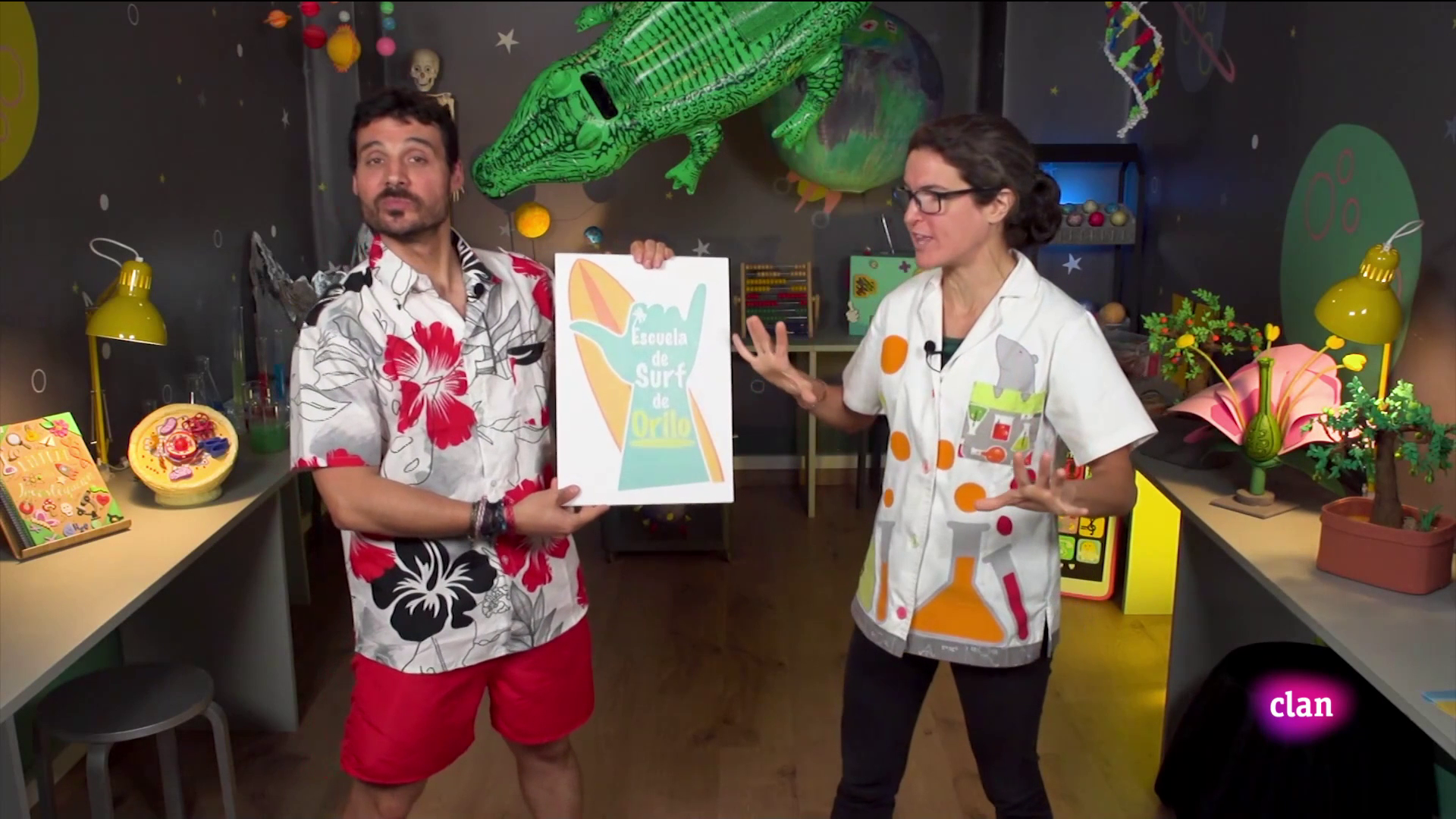 Aprendemos en Clan - RETO - La escuela de surf de Orilo - RTVE.es