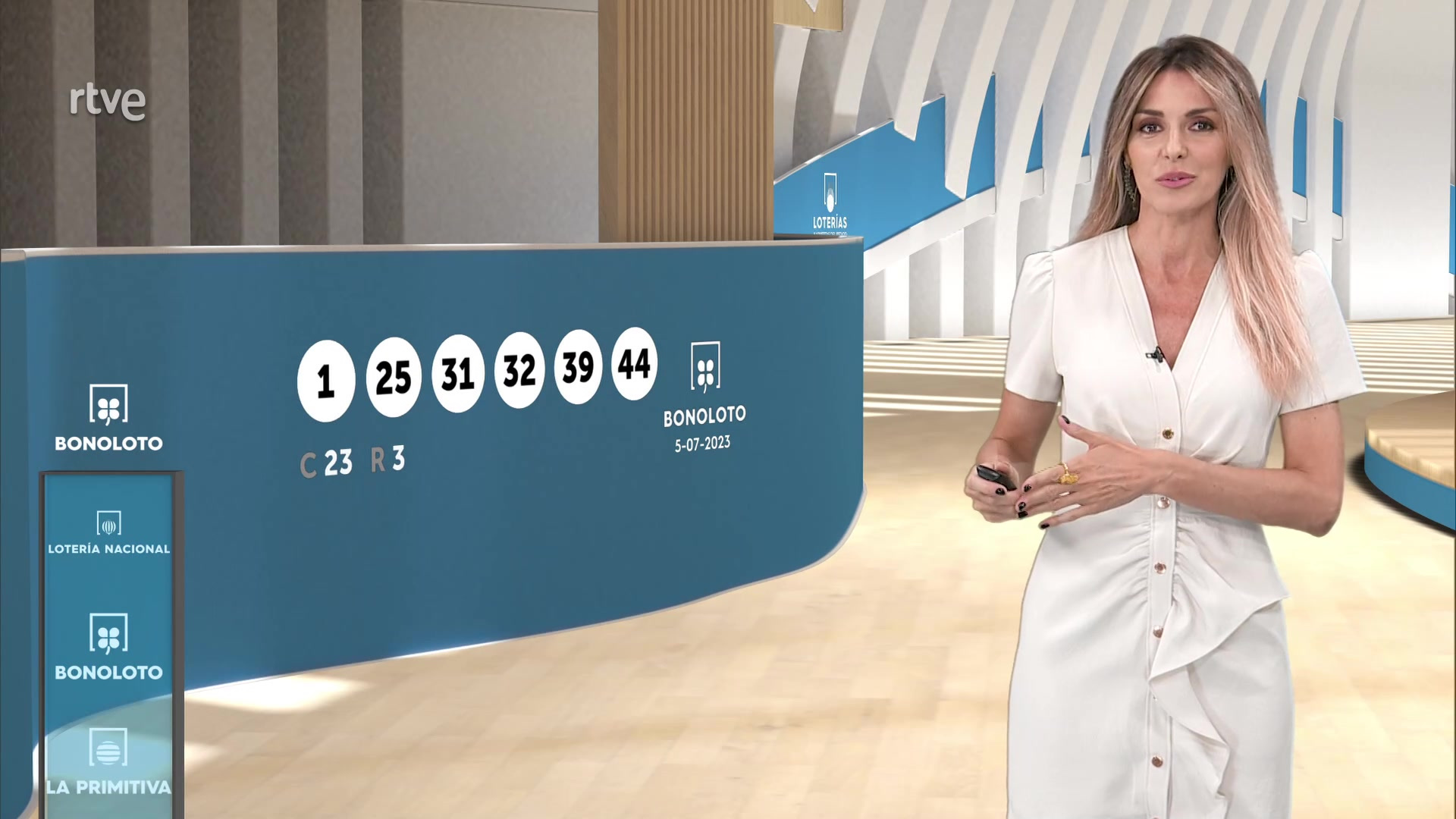 Sorteo Bonoloto 5 julio 2023 - Loterías en RTVE.es