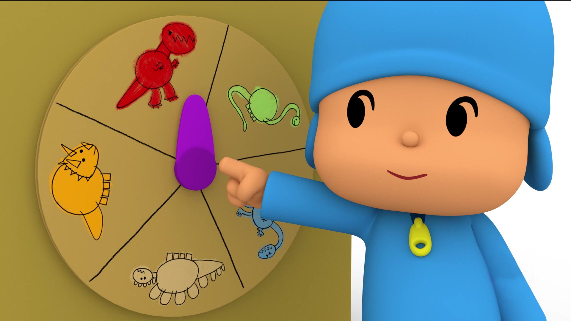 Pocoyo en inglés - The dino box