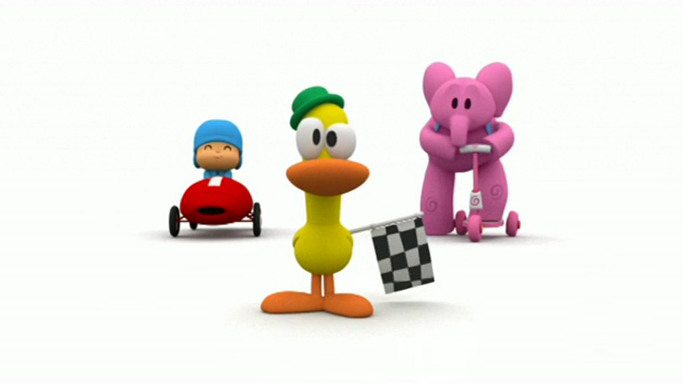 Pocoyo en inglés - The great race - Clan TV - RTVE.es