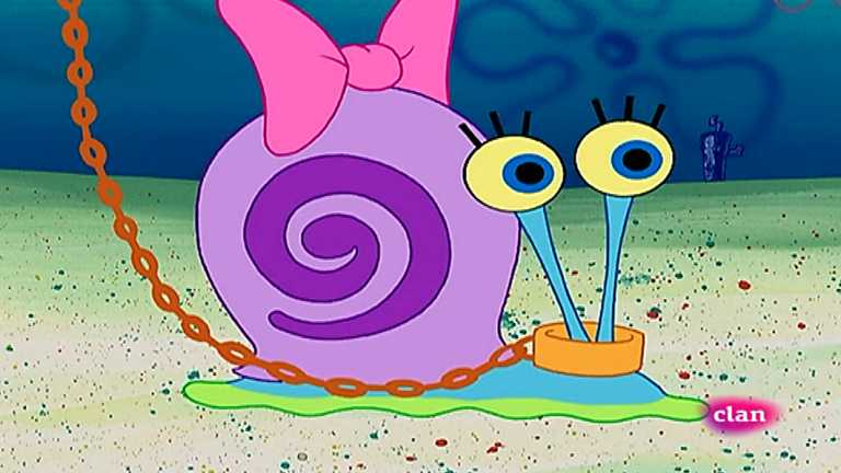 Bob Esponja en inglés - The great snail race - Clan TV - RTVE.es