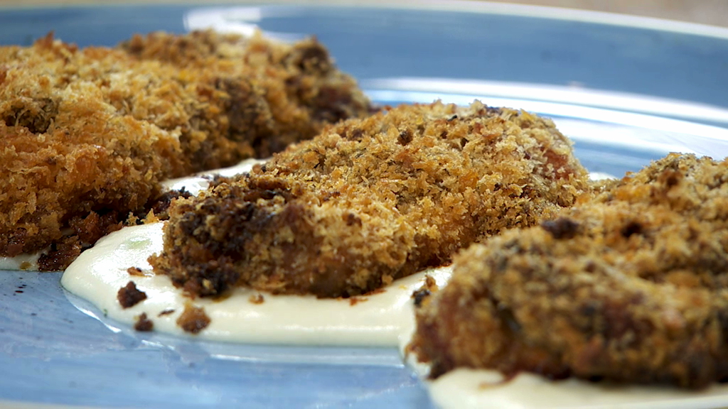 Receta de pollo crujiente al estragón