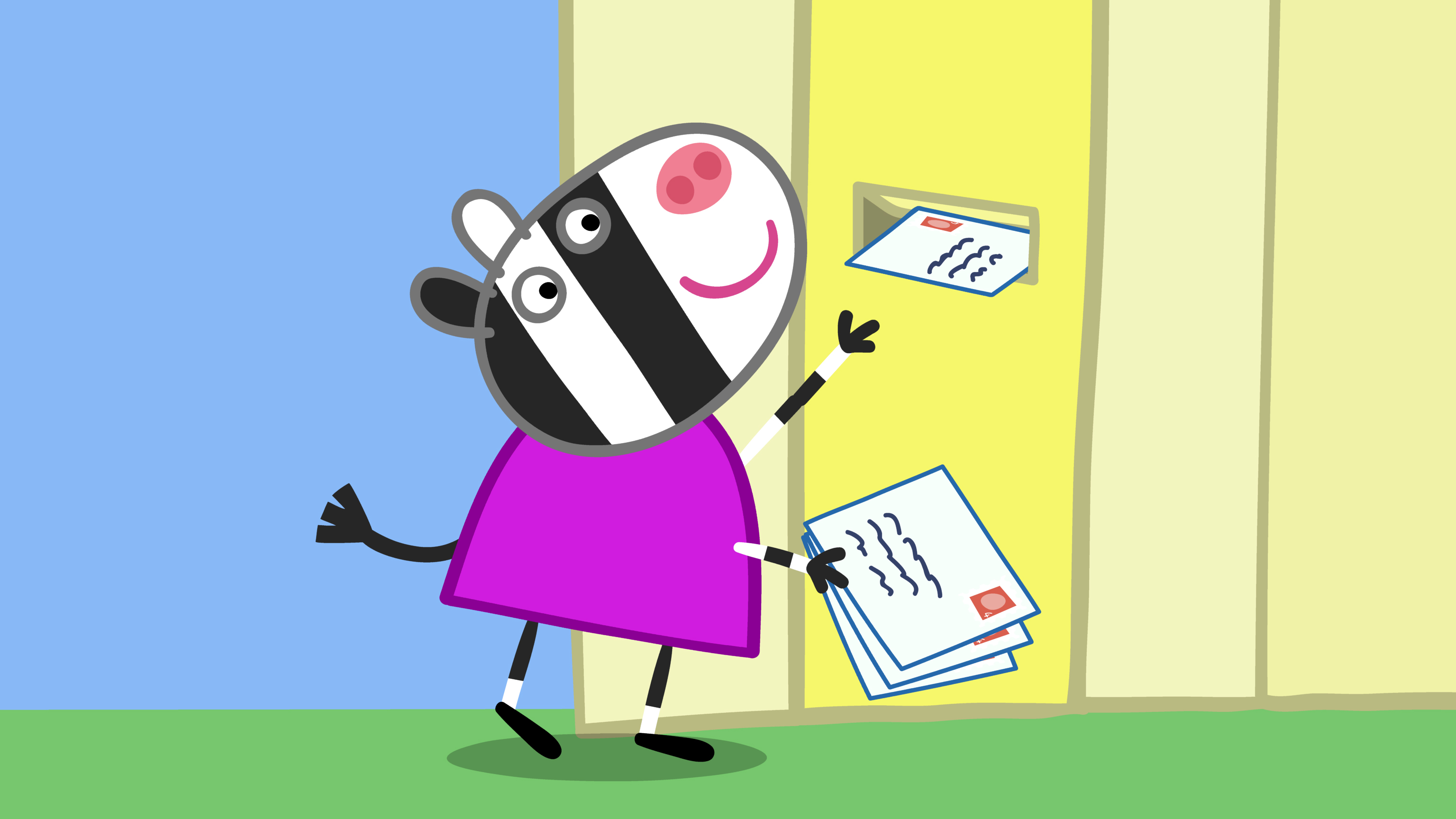 Zoë zebra, the postman's daughter