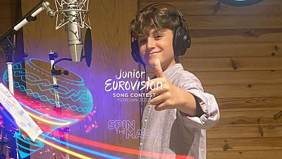 Eurovisión Junior | Carlos Higes graba el videoclip en Valencia