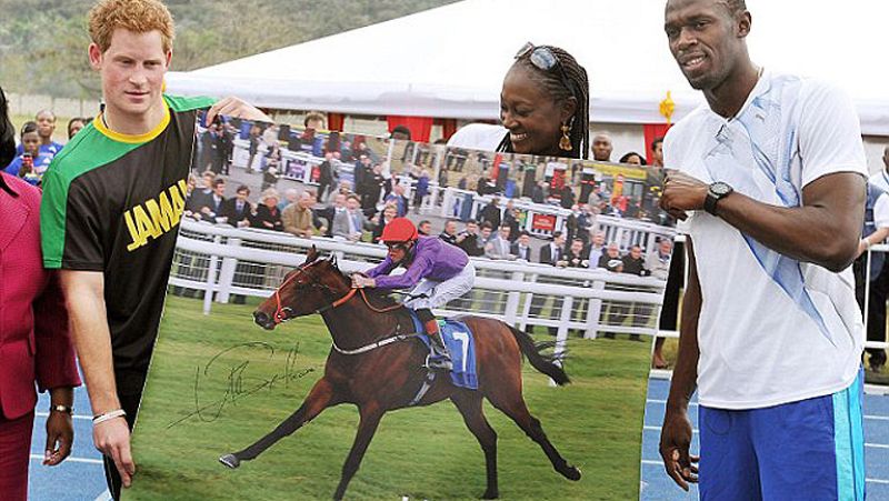Telediario 1: El caballo del príncipe Harry, 'Usain Colt', irá a los ...