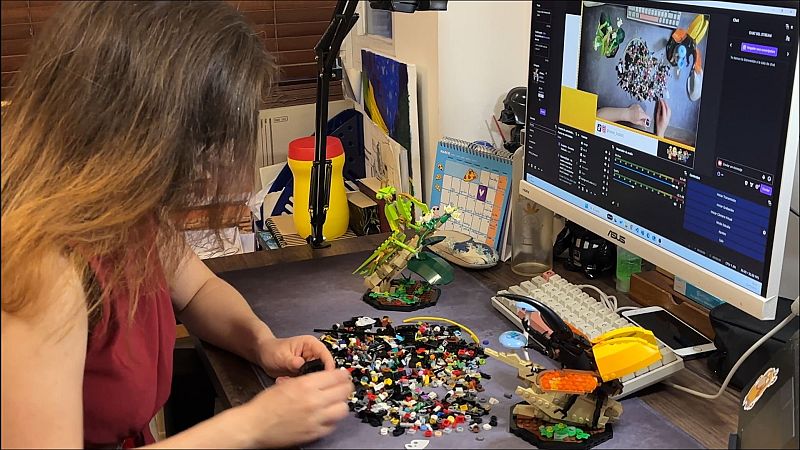 Vibing - Montar Lego en Twitch