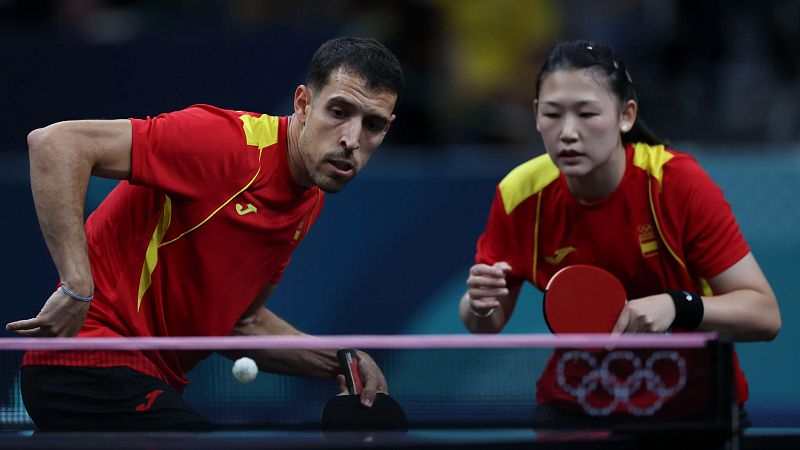 Xiao y Robles, primera pareja española en tenis de mesa mixto