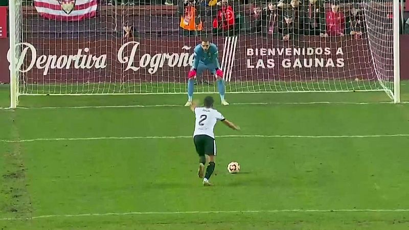 Fútbol - Copa del Rey. 2ª eliminatoria UD Logroñes - Girona FC. Resumen