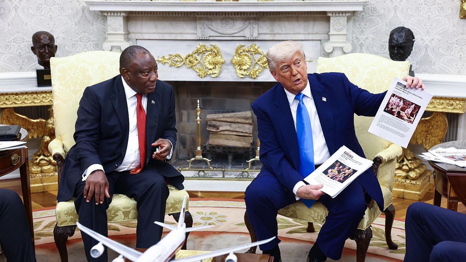 Tenso encuentro entre Ramaphosa y Trump en la Casa Blanca