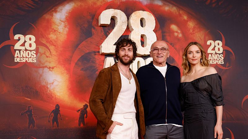 Danny Boyle y Aaron Taylor Johnson presentan '28 años después'