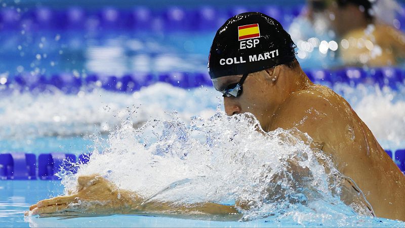 Carles Coll logra su segunda mejor marca en unos larguísimos 200m braza